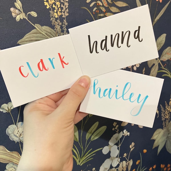 Hand Lettered Card - Etsy