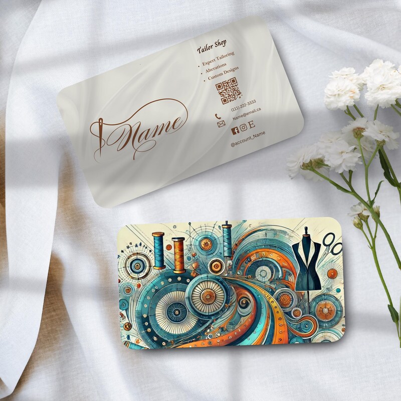 Tailoring Business Cards - Etsy