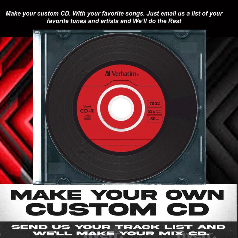Custom Mixtape CD: Mix CD, CD Mixtape, Custom Mix Cd, Spotify Playlist ...