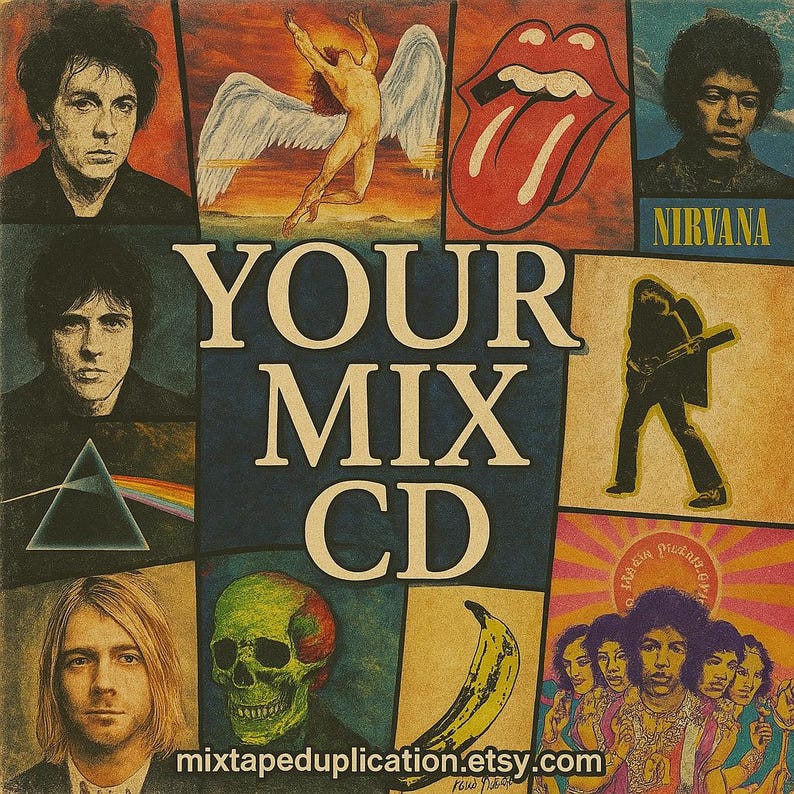 Mix CD, Custom Mix CD, CD Mixtape, Mixtape Cd, 80 Minutes, Spotify ...
