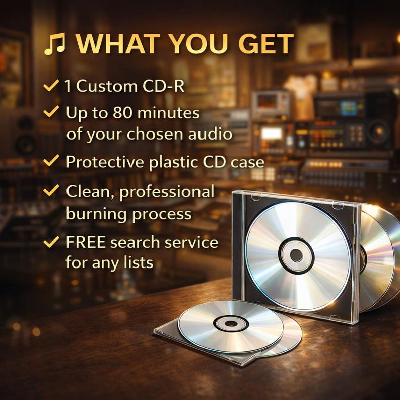Personalized CD Mixtape: Custom Playlist Duplication Service - Etsy
