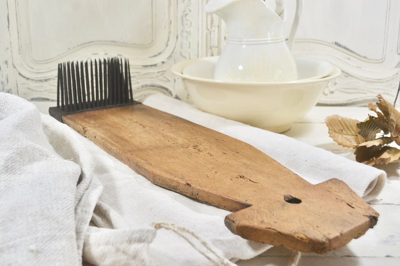 19th Century Primitive French Rare Flax Hatchel /comb - Etsy