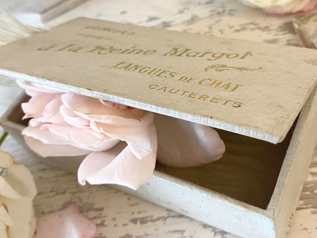 Antique French a La Reine Margot Bon Bon Box - Etsy