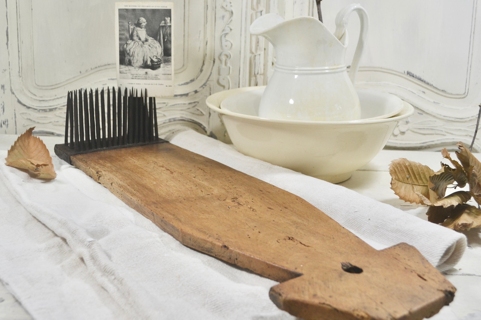 19th Century Primitive French Rare Flax Hatchel /comb - Etsy