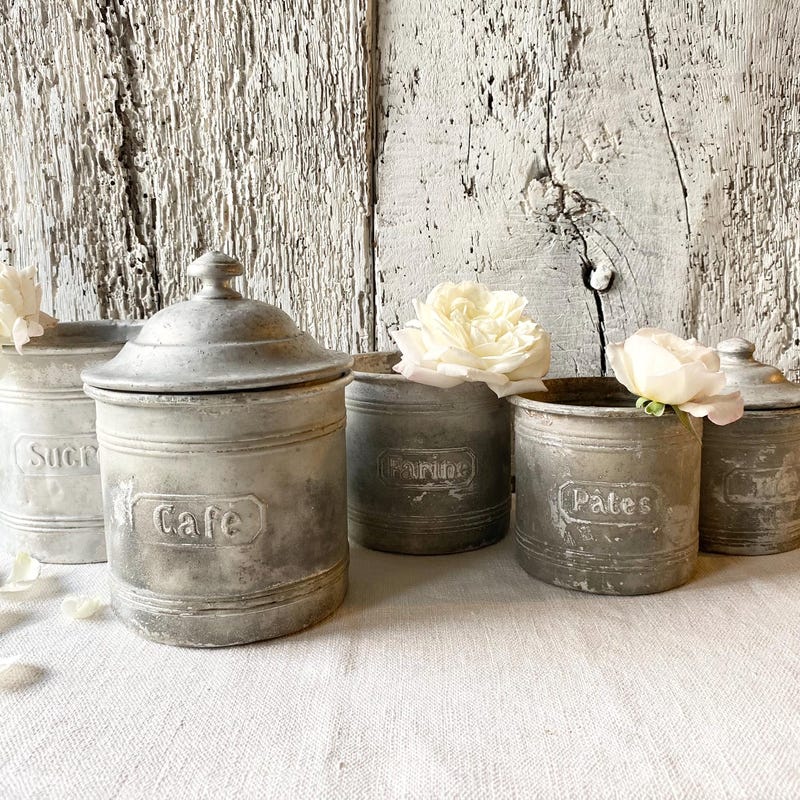 Antique Canisters - Etsy