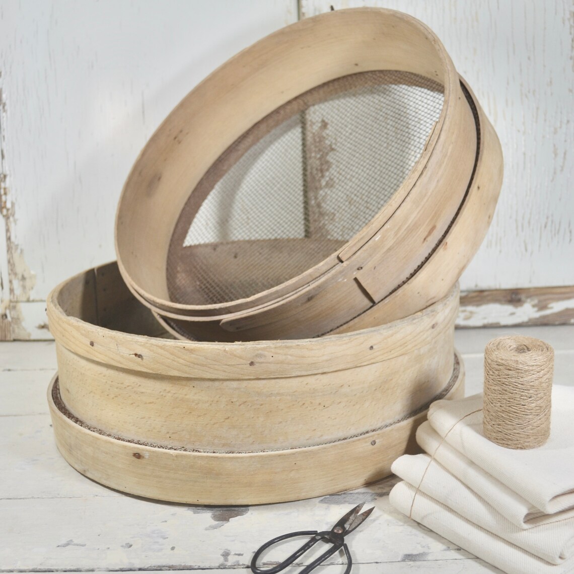 Antique French Giant Grain Sieve/primitive French 46cm - Etsy