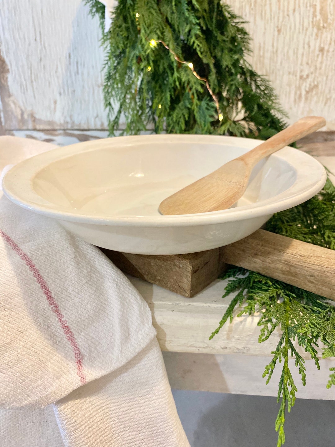 19th Century Antique French Large Round Bowl 26cm Criel Et Montereau - Etsy