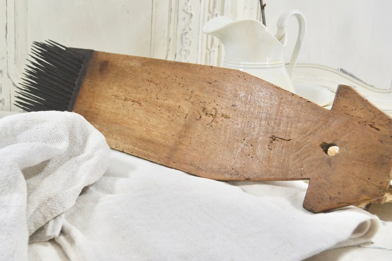 19th Century Primitive French Rare Flax Hatchel /comb - Etsy