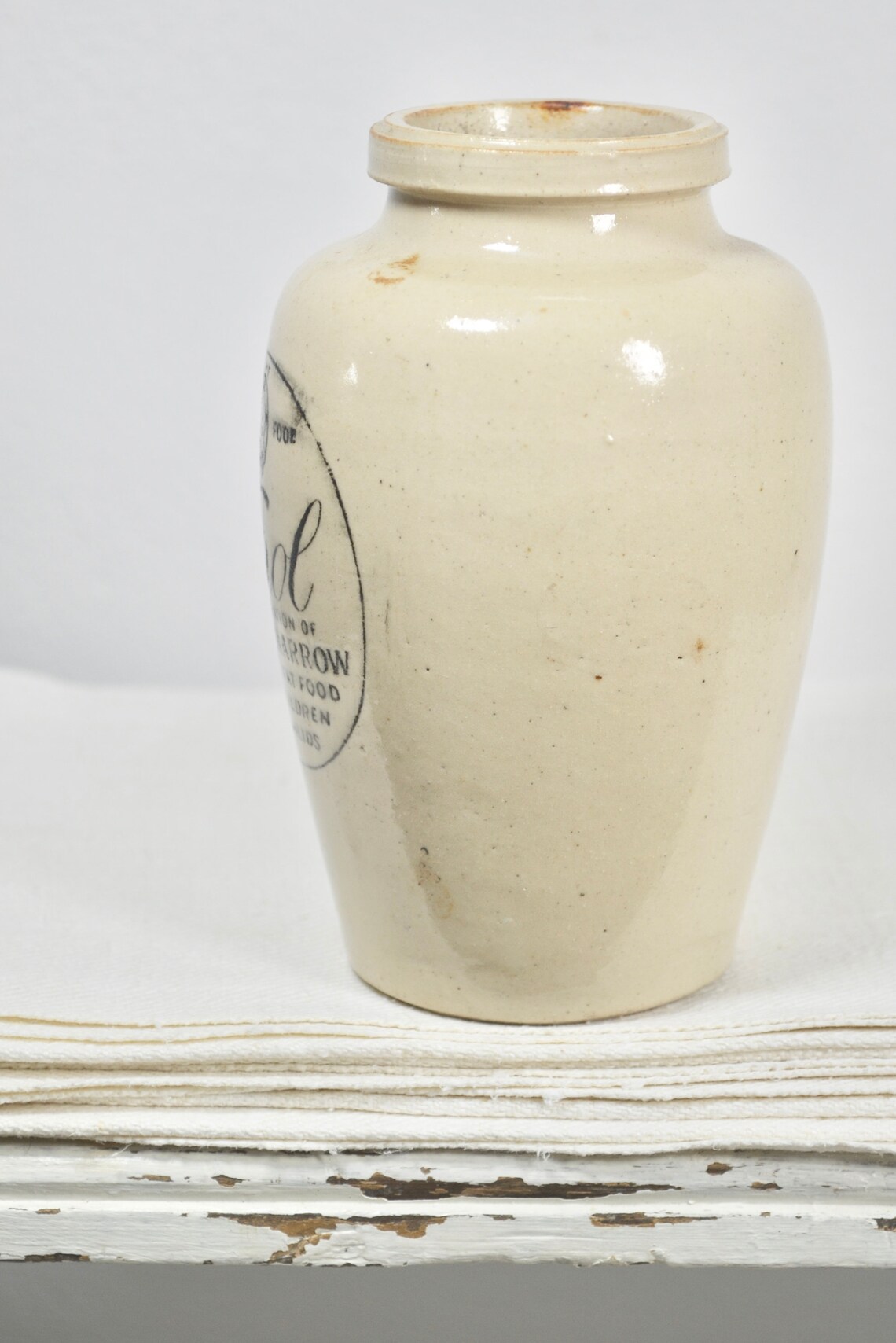 Victorian Medium Virol Bone Marrow Medicine Stoneware Pot | Etsy