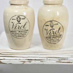 Victorian Medium Virol Bone Marrow Medicine Stoneware Pot - Etsy