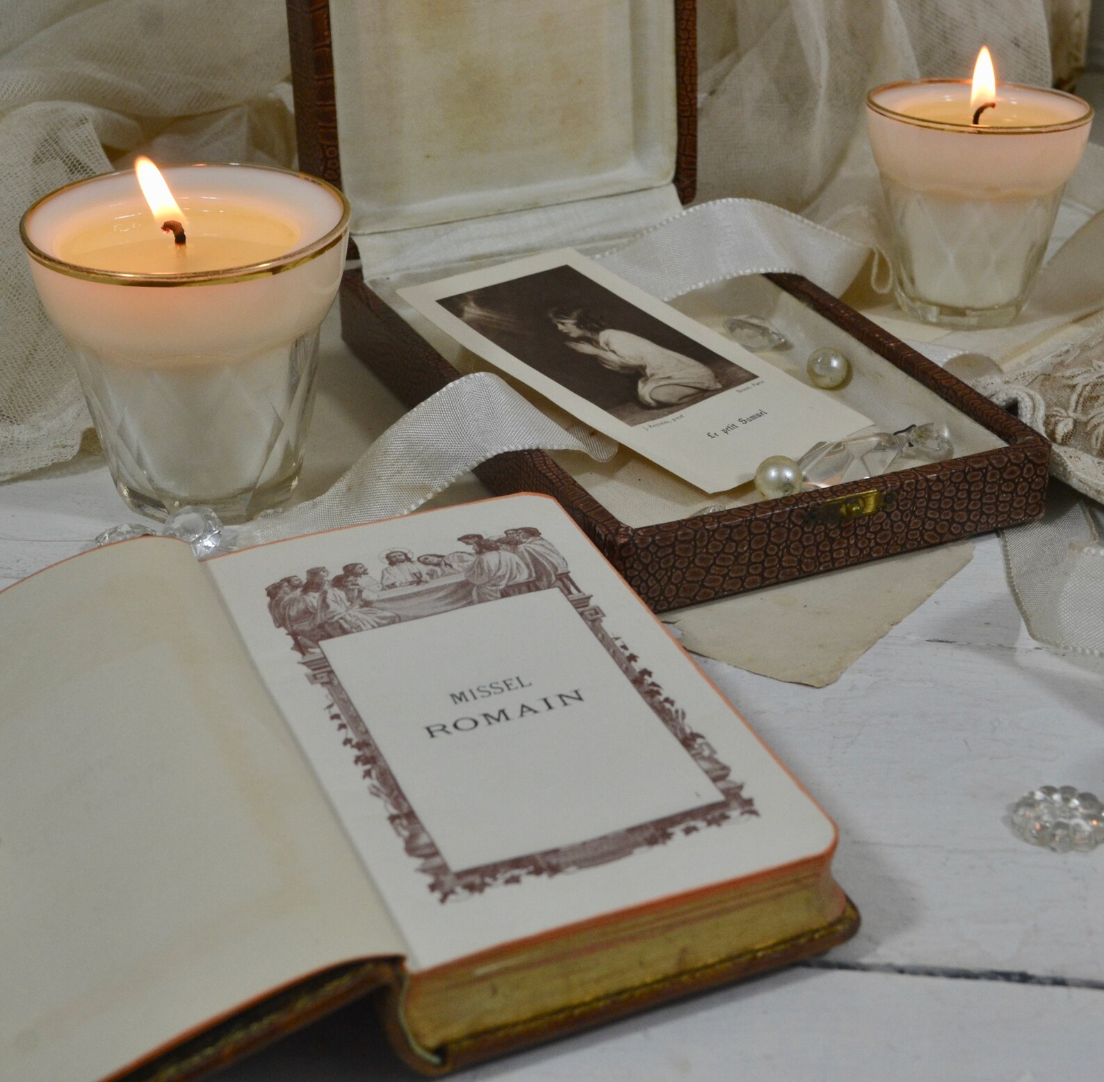 Antique French Catholic Missal: 1932 Communion Prayer Book With ...