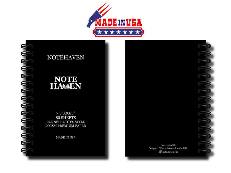 Cornell Note-taking Notebook, Double Coil Bound, 160 Pages - Etsy