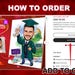 Personalized Super Boss Cartoon Portrait, Super Boss Caricature Drawing ...