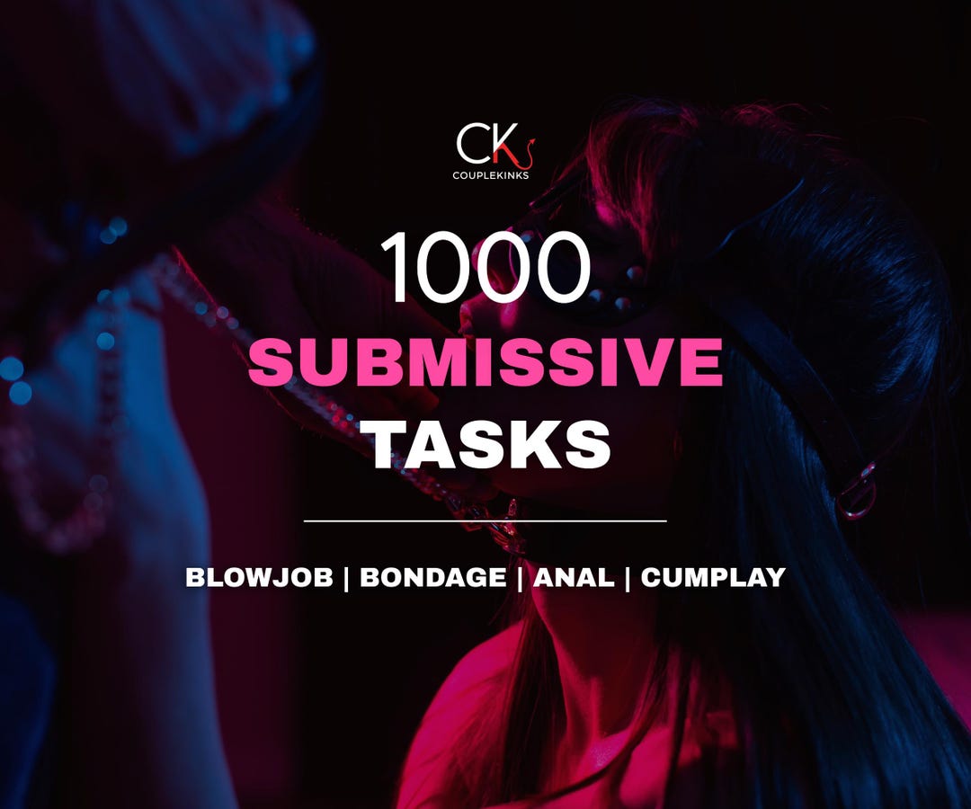 1000 Submissive Tasks Mega Pack + Free 4 Week Submissive Calendar | BDSM Training, Sub Task ...