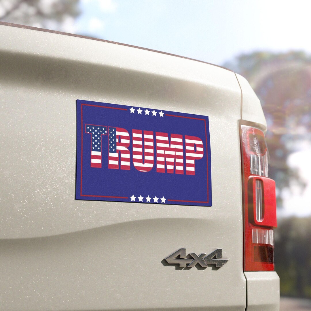 Pro-trump Car Magnet - Political Bumper Sticker, Patriotic Magnet ...