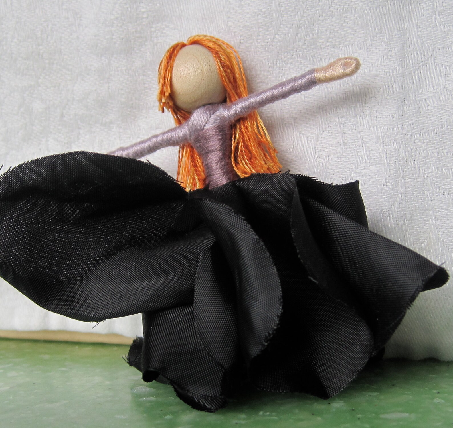 Anti Valentine Doll, Halloween Fairy Doll, Polka Dot Witch Doll, Flower ...
