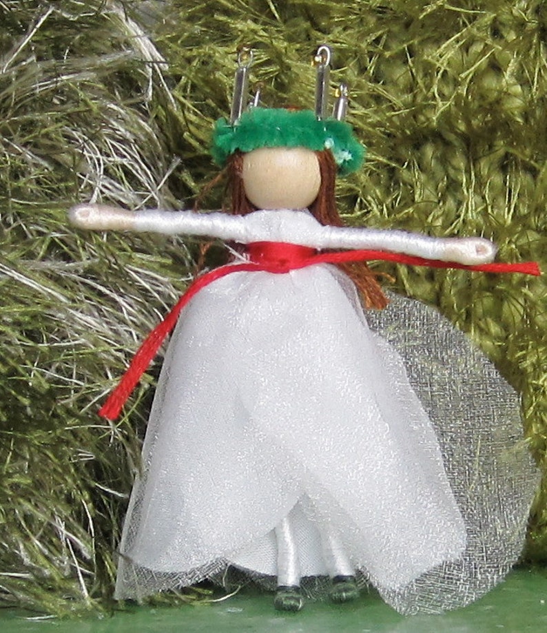 Santa Lucia Flower Fairy Doll, Christmas Fairy, Waldorf Fairy Doll ...