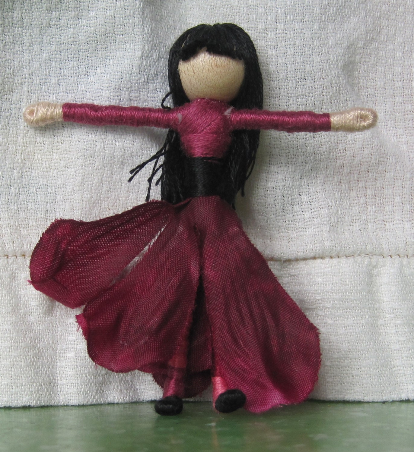 Hot Pink Fairy Doll, Garden Fairy, Flower Fairy Doll, Small Fairy Doll ...