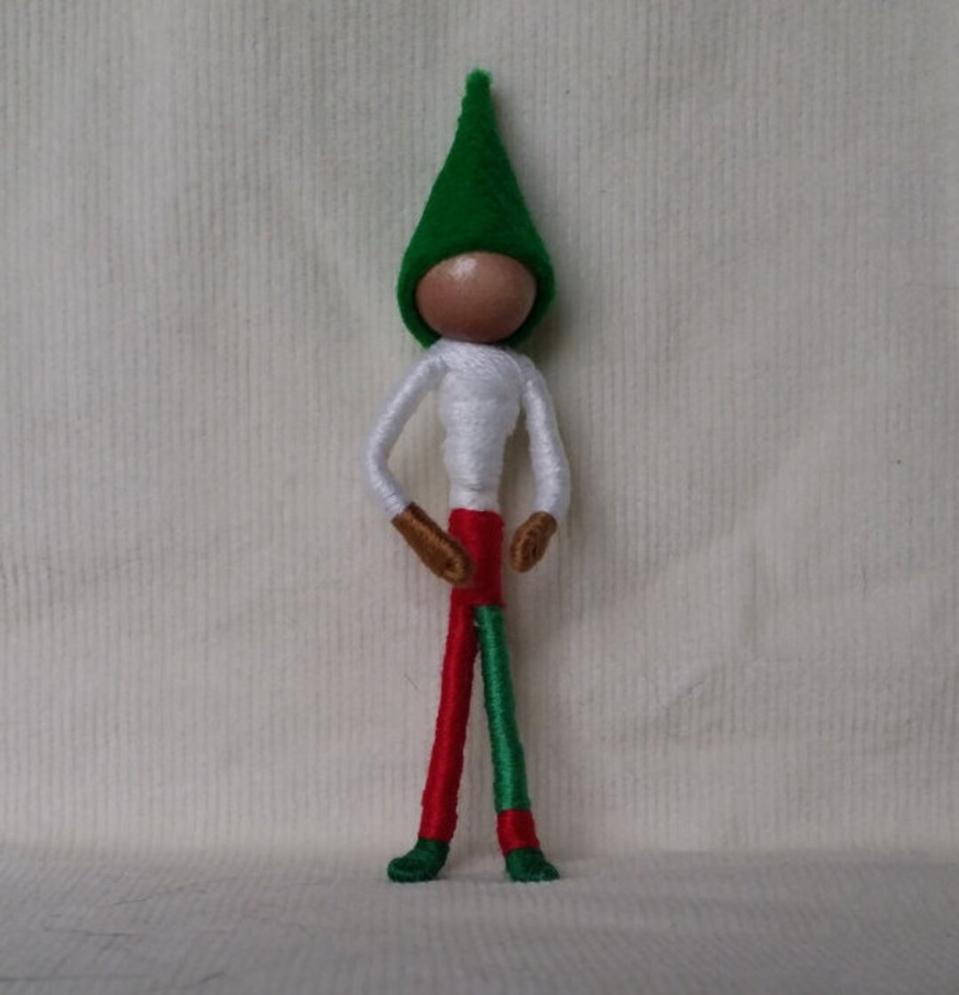 Christmas Elf Red, White and Green, Latin Elf, African-american Elf ...