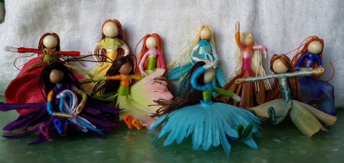 Miniature Fairy Doll 2 Inch Mini Flower Fairy Art Doll 2 - Etsy