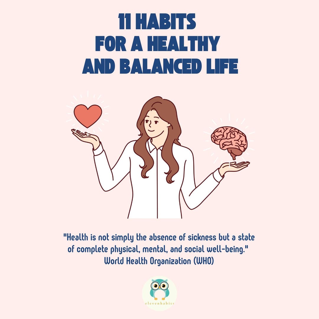 11 Habits for a Healthy and Balanced Life, Personal Digital Library ...