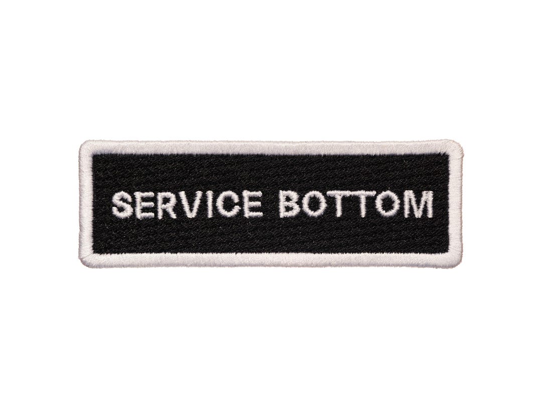 Stitch on Patch - Service Bottom - Etsy