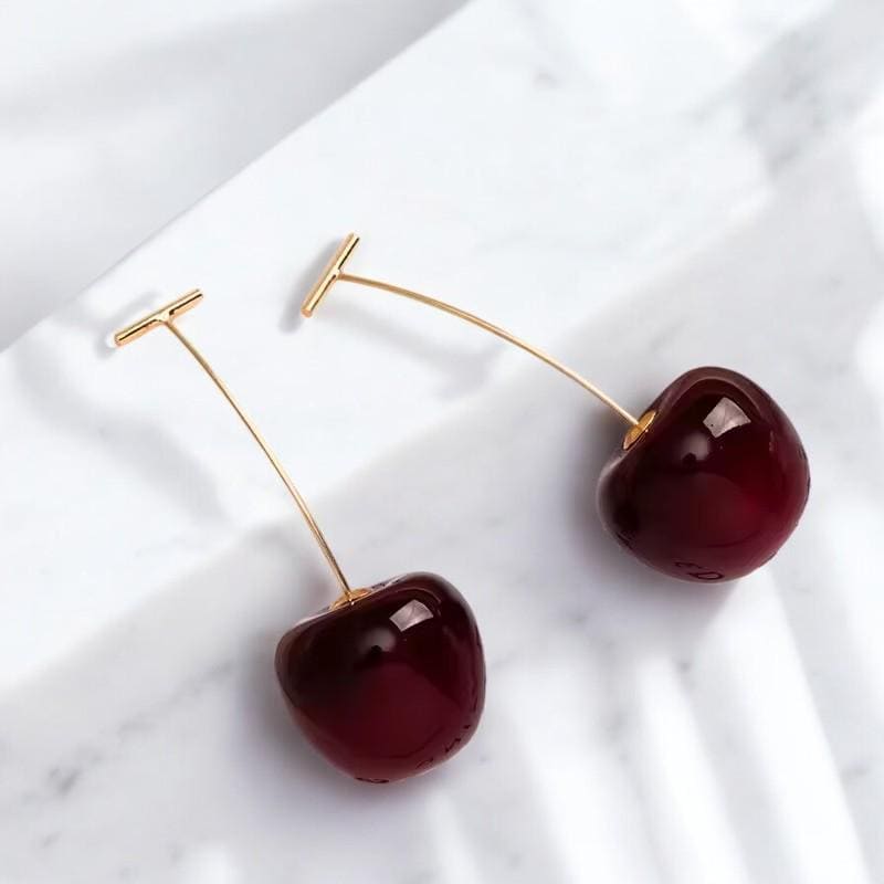 Cherry Earrings - Etsy