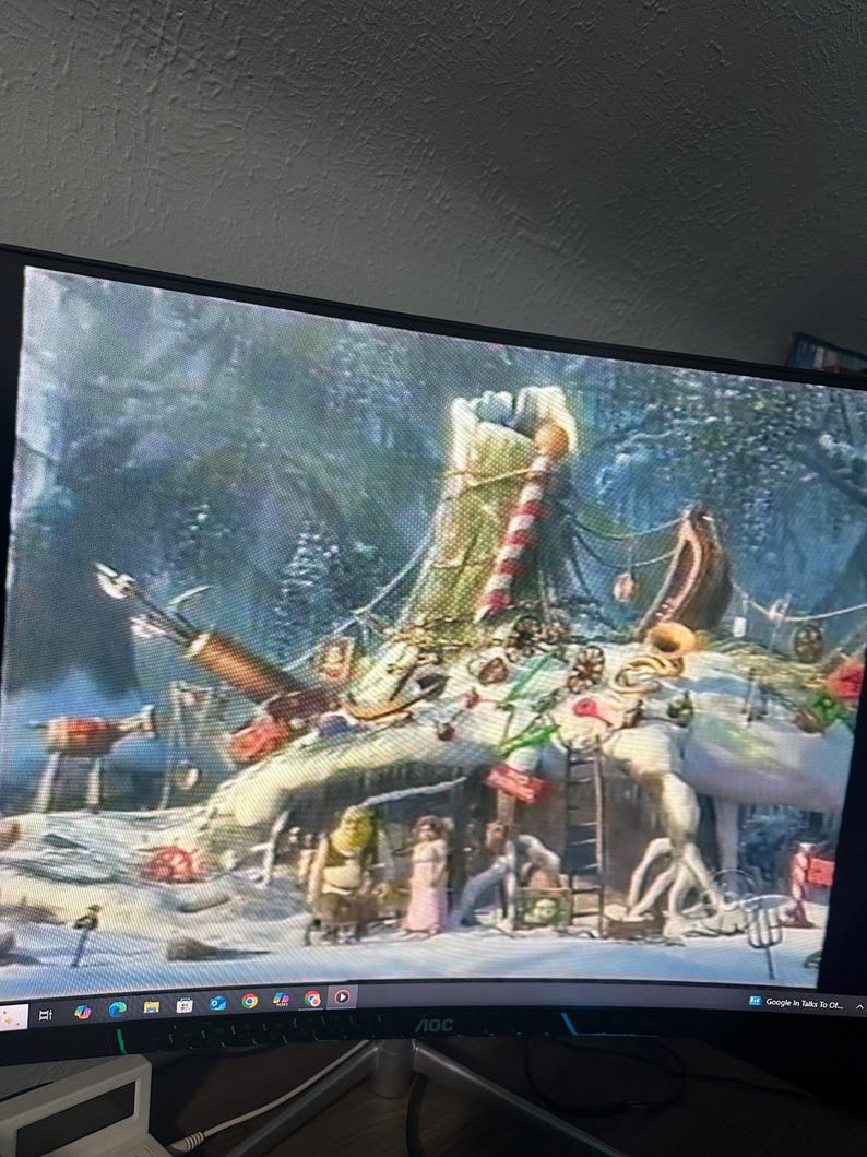 2007 ABC Shrek the Halls Christmas Special VCR Recording With ...