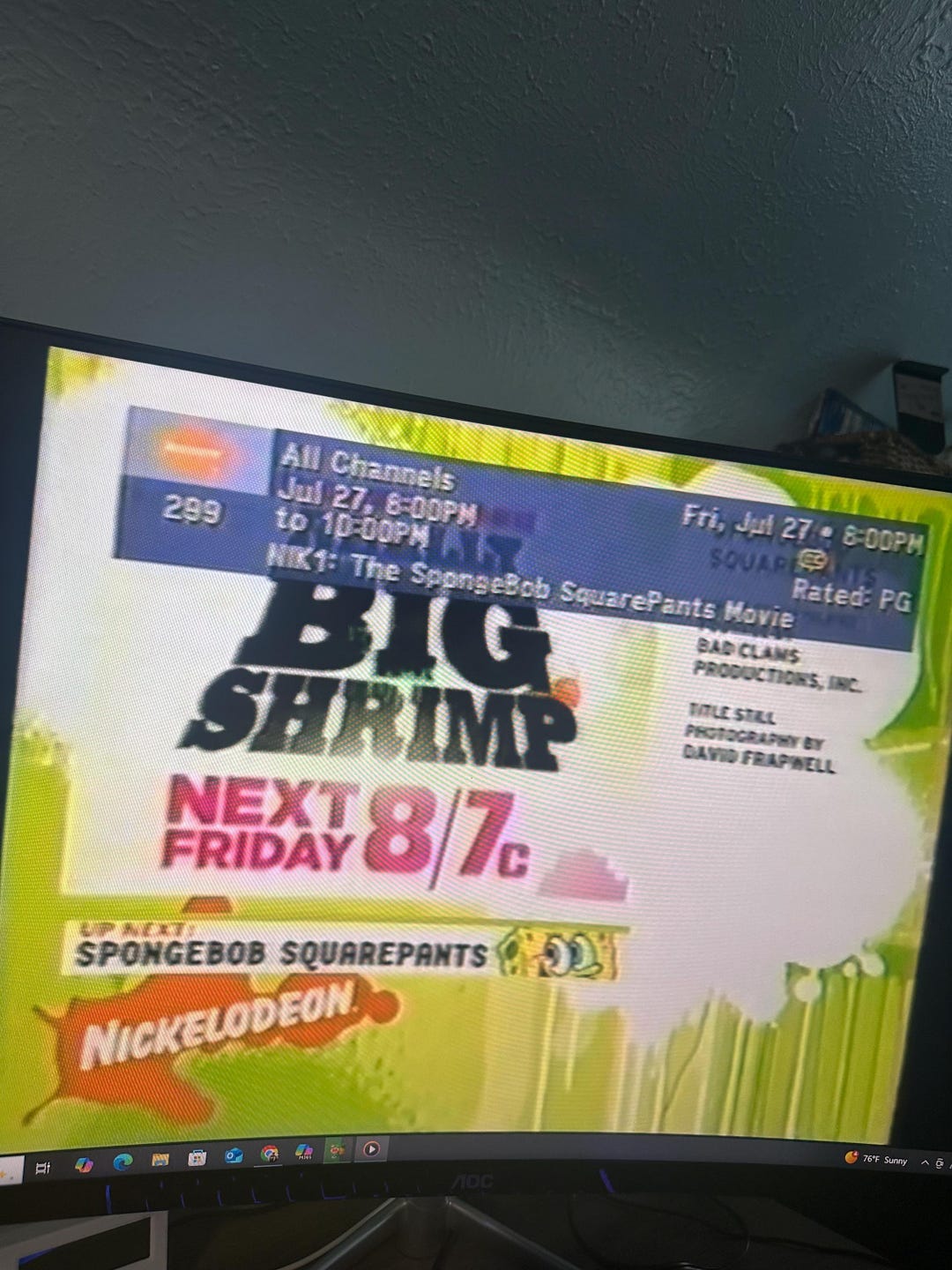 2007 Nickelodeon Spongebob Squarepants Movie VCR Recording OG ...