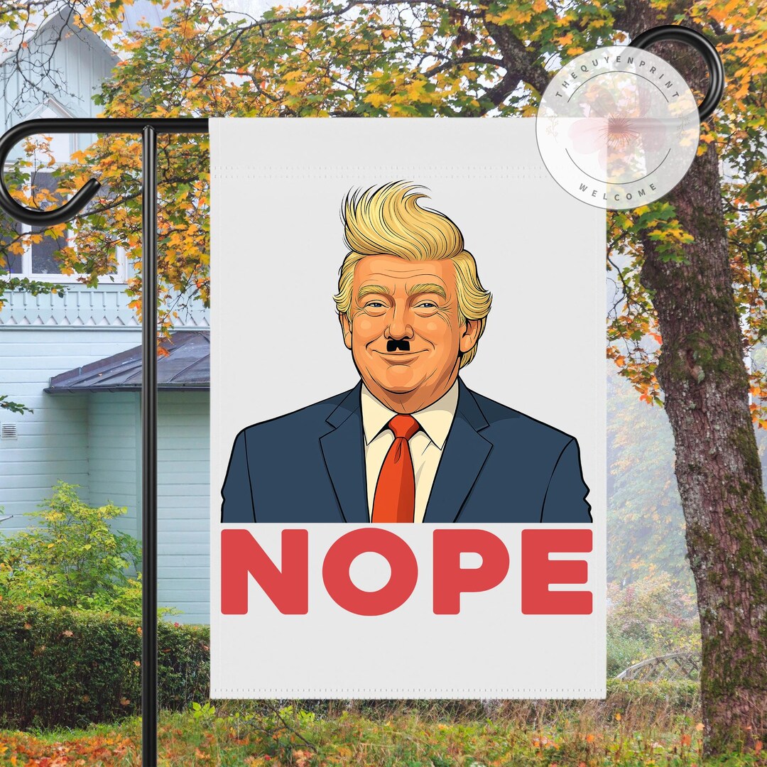 Not My Dictator Funny Anti Trump Flag, Anti-establishment Gift, Resist ...