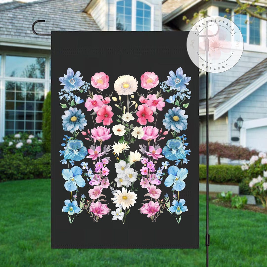Wildflower LGBT Flag, Subtle Pride Flag, Pride Month Flag, Flower Flag ...