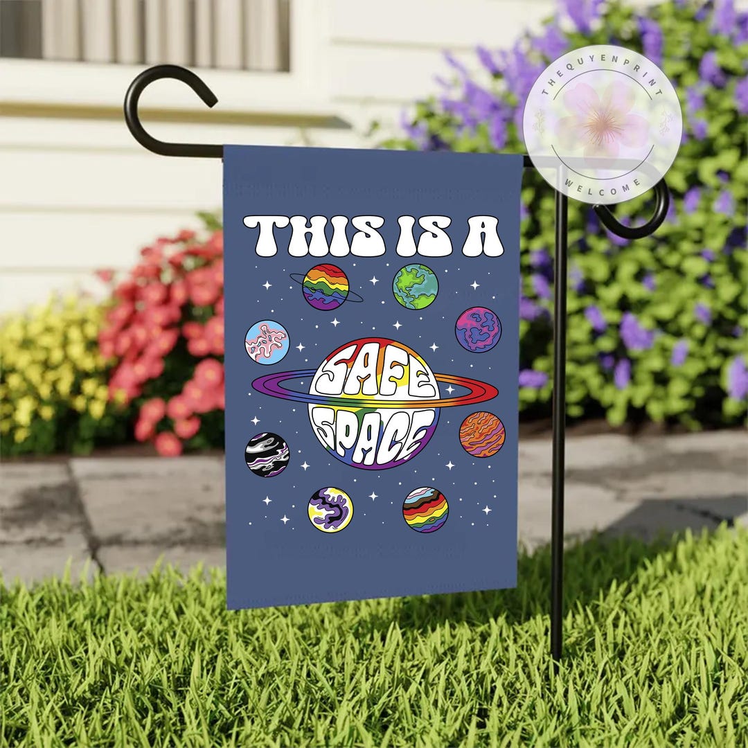 Safe Space Flag, Gay, Bisexual, Pansexual, Asexual, Transgender ...