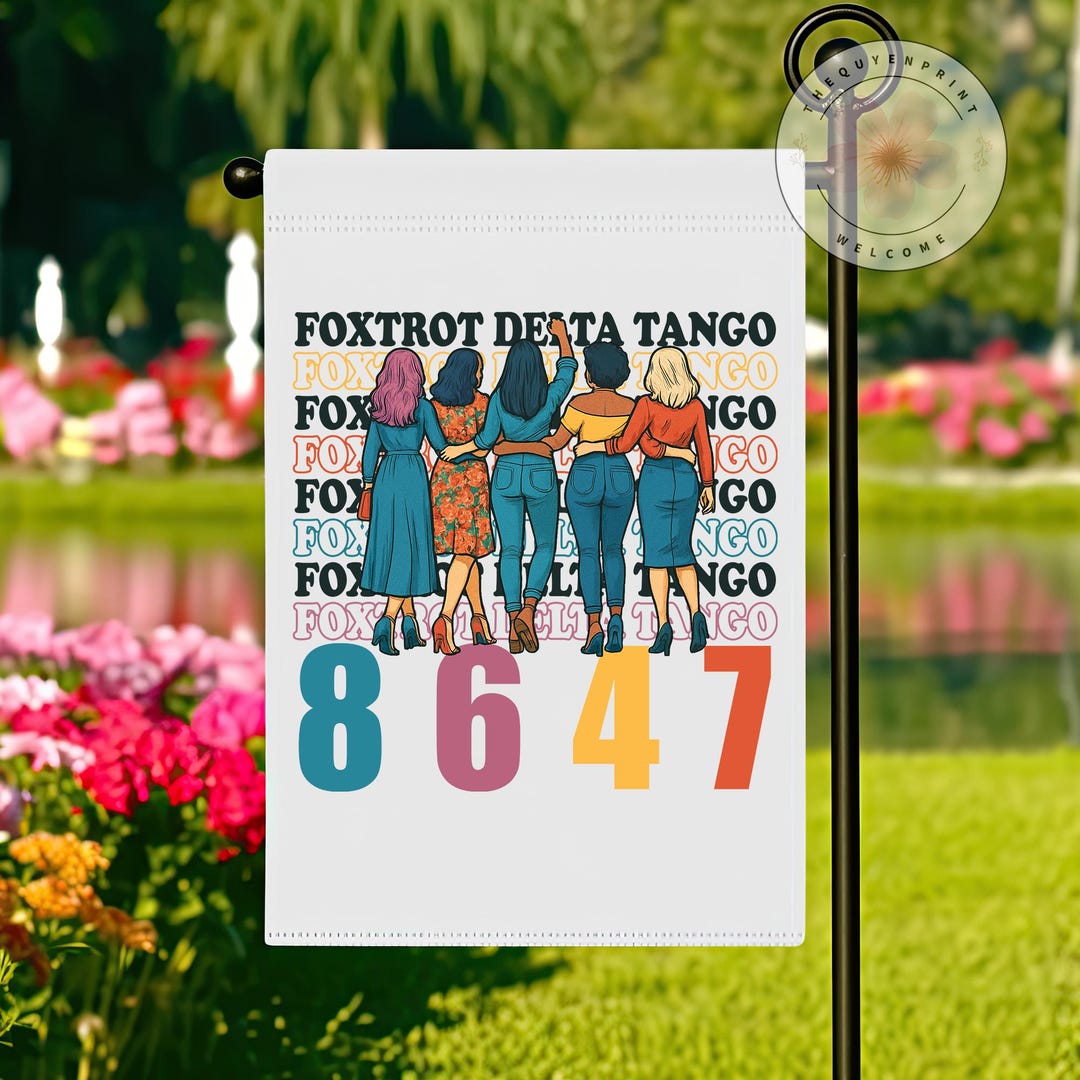 Foxtrot Delta Tango 8647 Flag | House Garden Flag | Outdoor Banner for ...