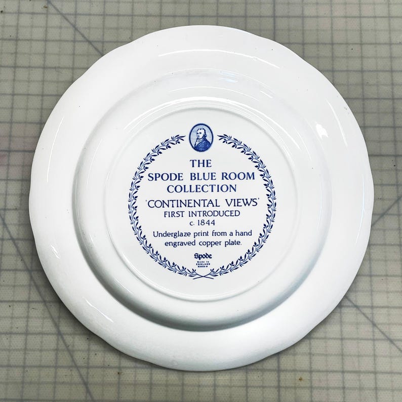 Spode Blue Room Collection Continental Views - Etsy