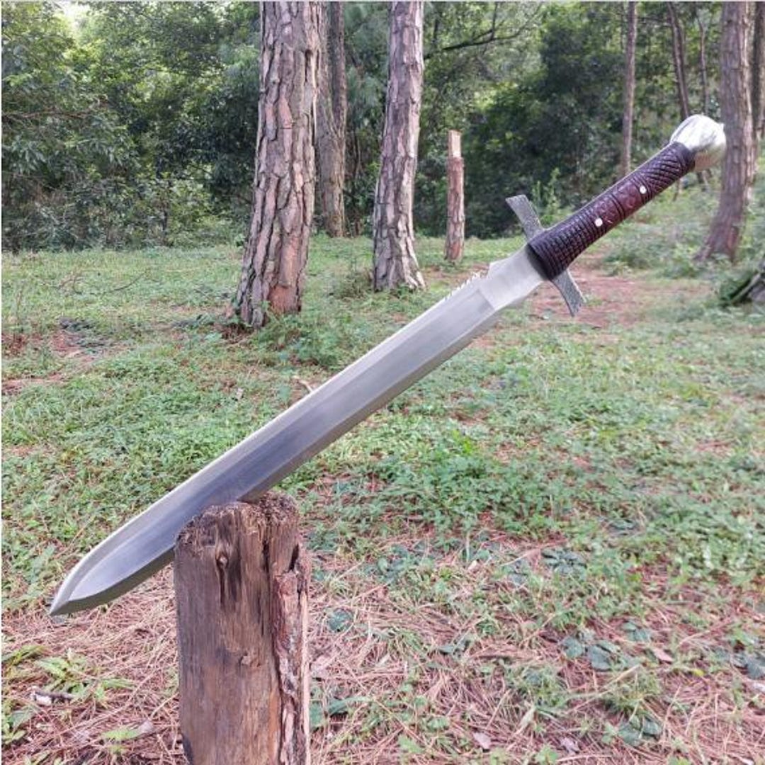 21 Inch Hand-forged Viking Sword | Tactical Blade | Full Tang Sword ...