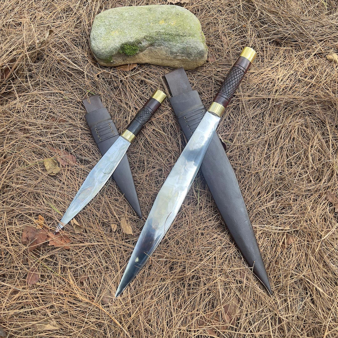 19 Inch Hand Forged Small and Big Seax Knife | Handmade Gurkha Knife - Etsy