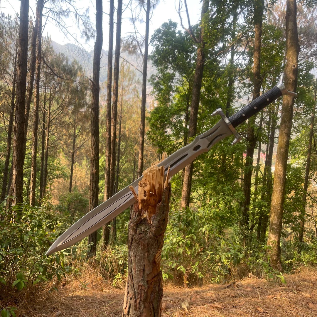 Villagers Using 25 Inch Handmade Sword the Himalaya Everest Sword - Etsy