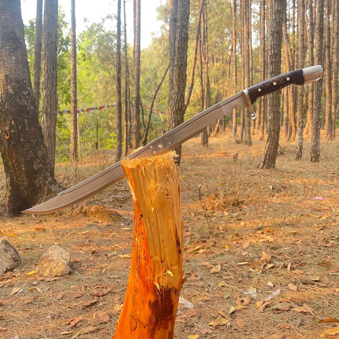 25 Inch Handmade Swords | Hand Forged Carbon Steel Lhotse Sword - Etsy