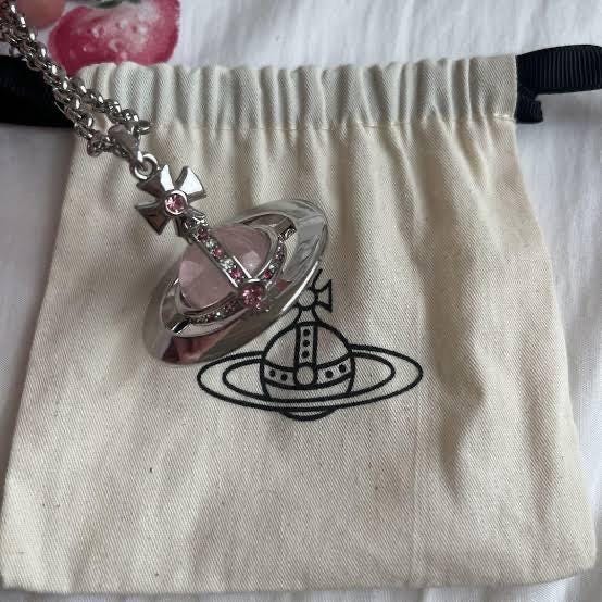 Vivienne Westwood Orb Nana Necklace Small Orb, Powder Pink - Etsy