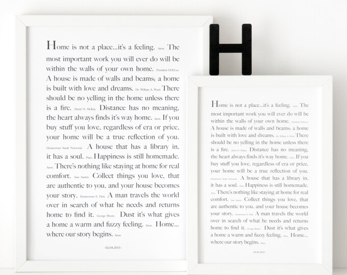 Home Poster - Etsy