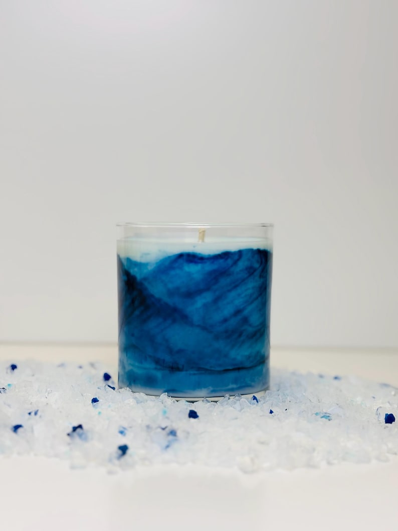 Ocean Waves Candle 12oz - Handmade Soy Wax | Fresh Coastal Scent ...