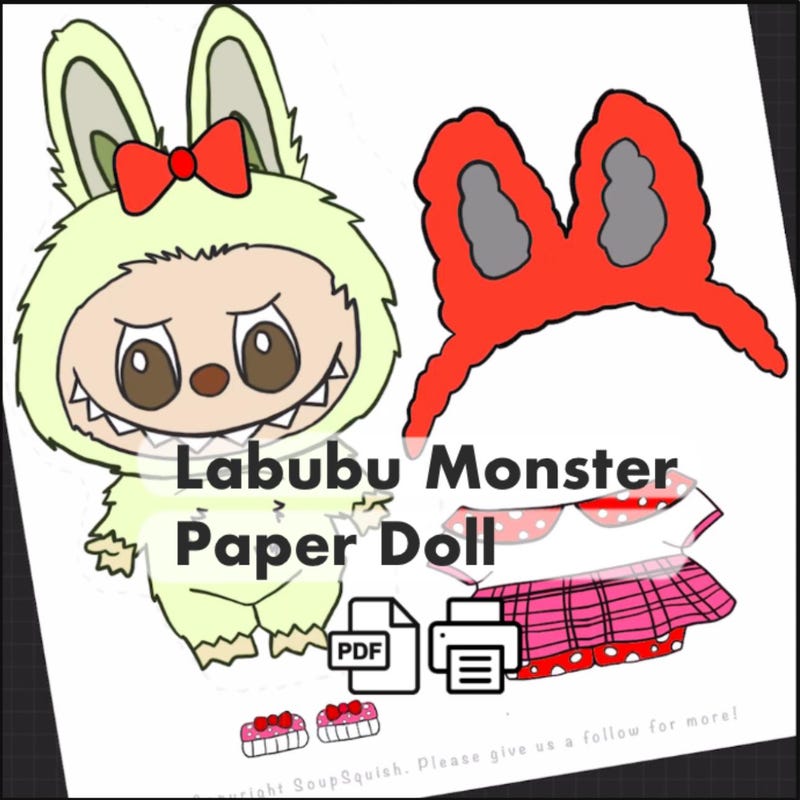 Labubu Squishy - Etsy