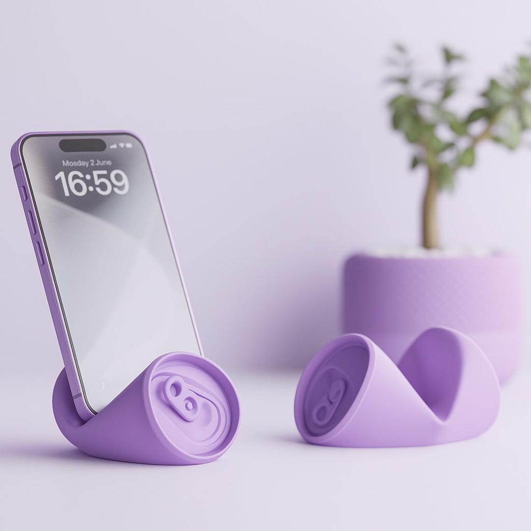 Fizzdock – 3D Printed Crushed Soda Can Phone Stand - Etsy