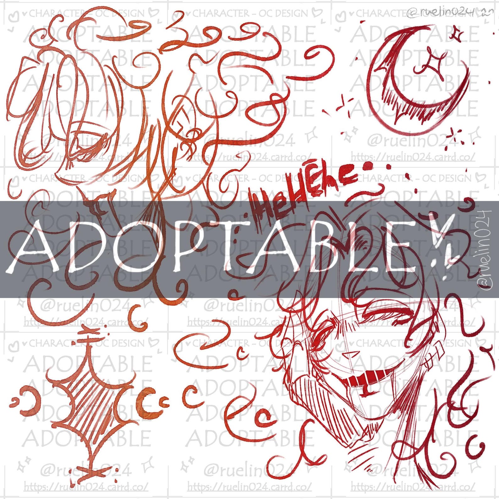 Rebel Doll Type Adoptable Character OC Design - Etsy