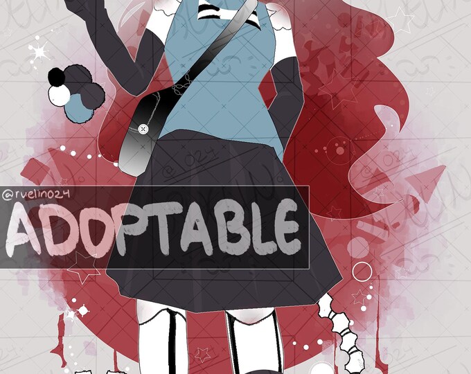 Sans Cherry Bluu OC Design UNDERTALE Adoptable - Etsy