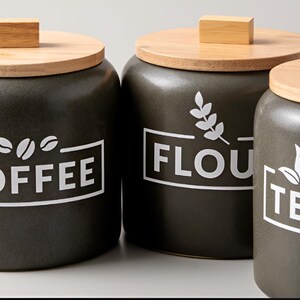 Canister Label's - Etsy