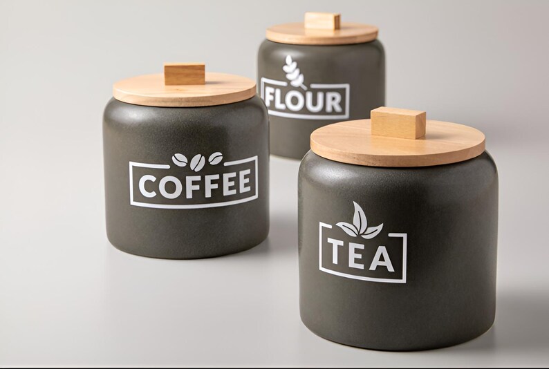Canister Label's - Etsy