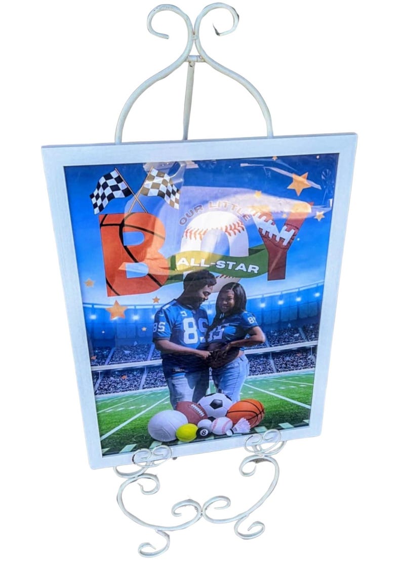 All-star Theme BUNDLE: Backdrop, Welcome Sign, & Charger Plate Inserts ...