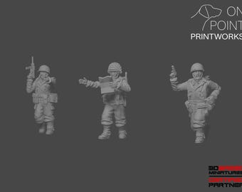 WW2 United States - Observer Set - 28mm - 1/56 Scale - Bolt Action ...