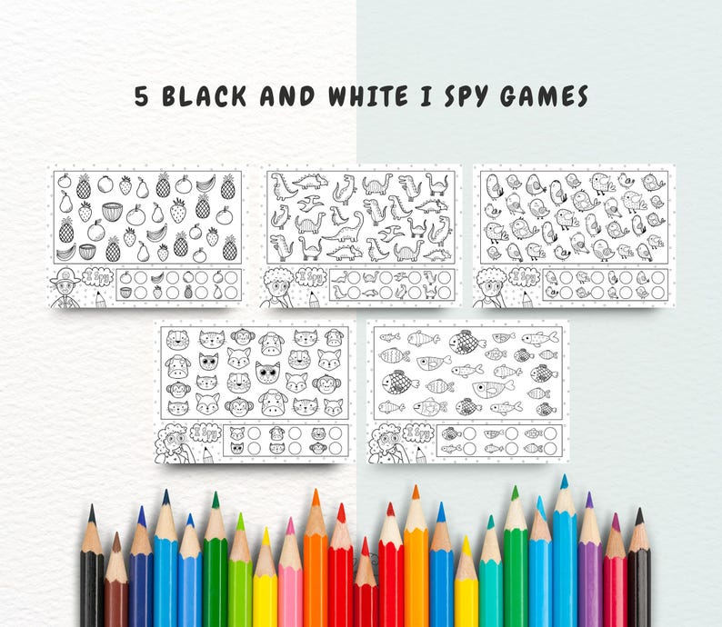 Activity Sheets for Kids Printable Educational Games for Preschoolers ...